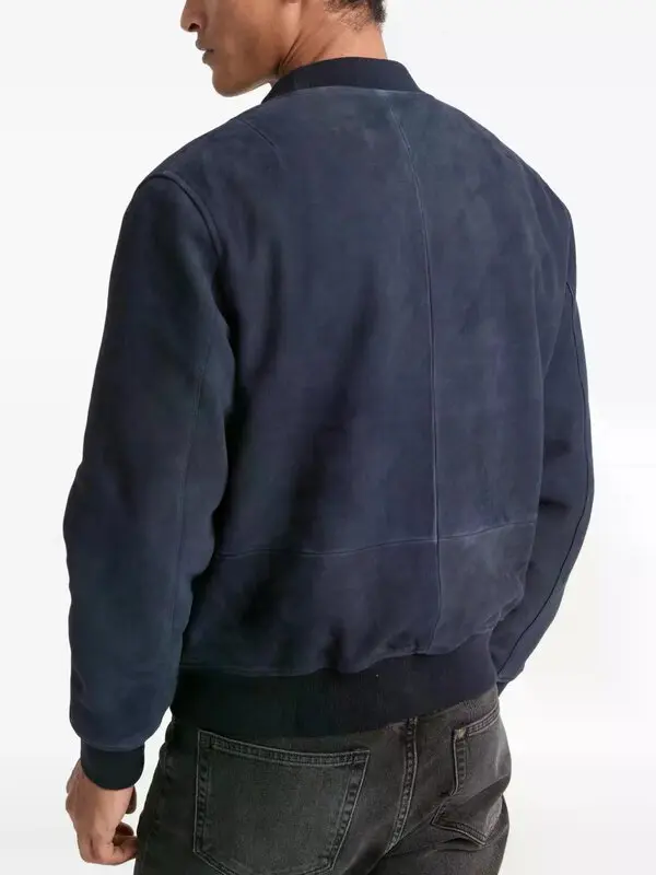 YVES SALOMON Suede Bomber Jacket