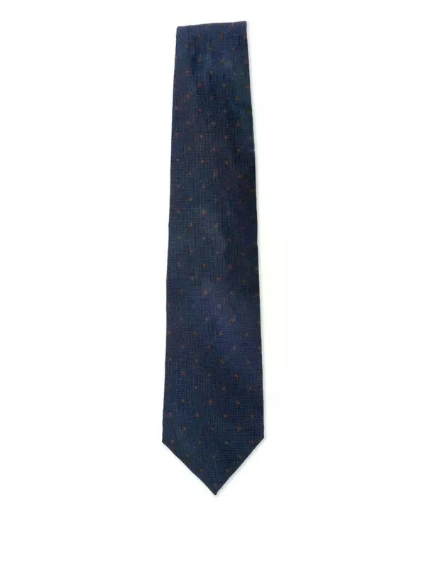 Corneliani Polka Dot Neck Tie - Blue
