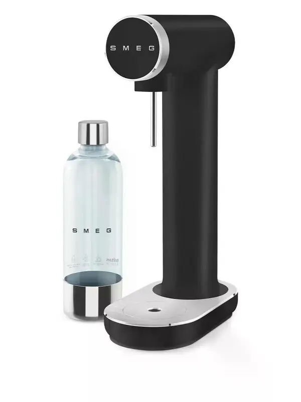 SMEG Logo-print Soda Maker - Black