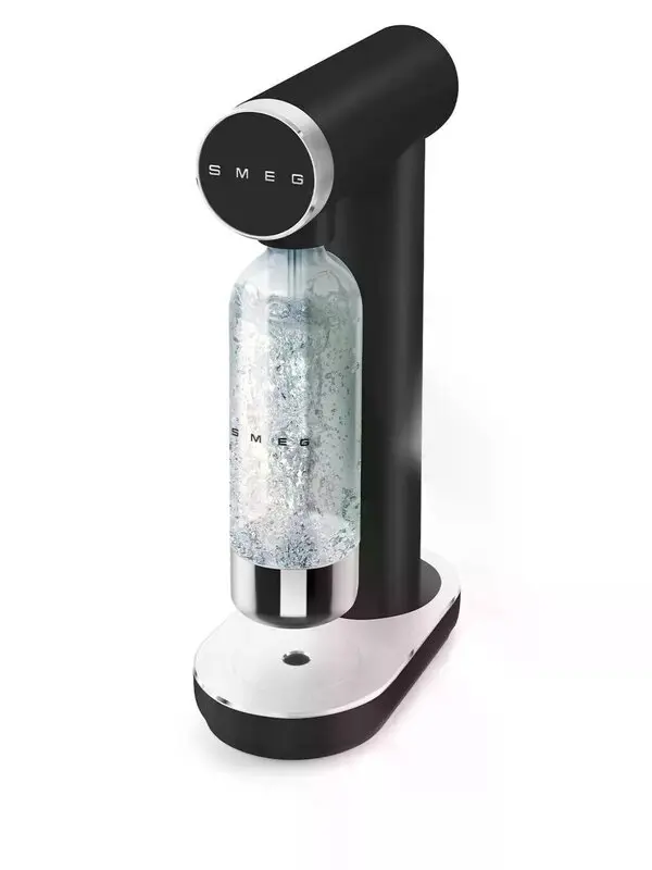 SMEG Logo-print Soda Maker - Black