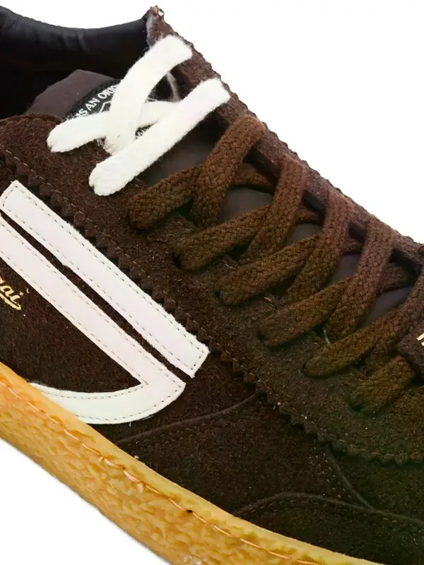 PURAAI Logo Detail Sneakers - Brown