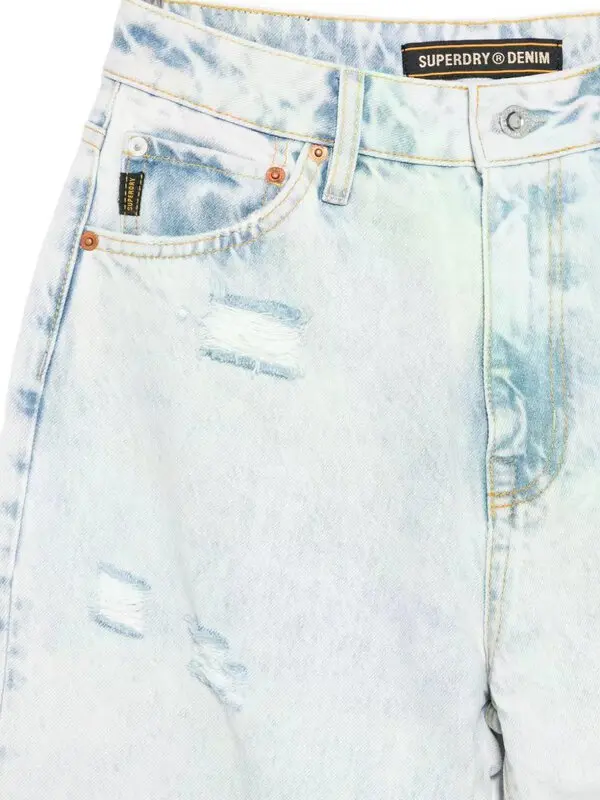 Superdry Ripped Jeans With Distressed Finish