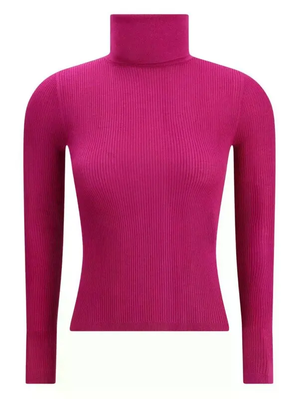 Saint Laurent Roll-neck Ribbed Sweater