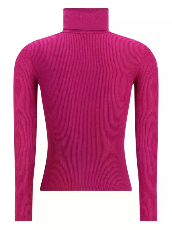 Saint Laurent Roll-neck Ribbed Sweater