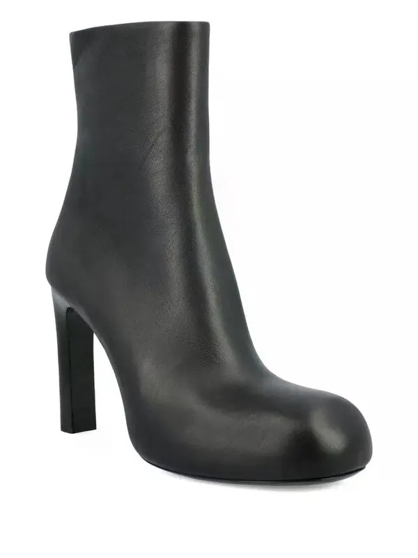 Balenciaga 80mm Fargo Leather Ankle Boots