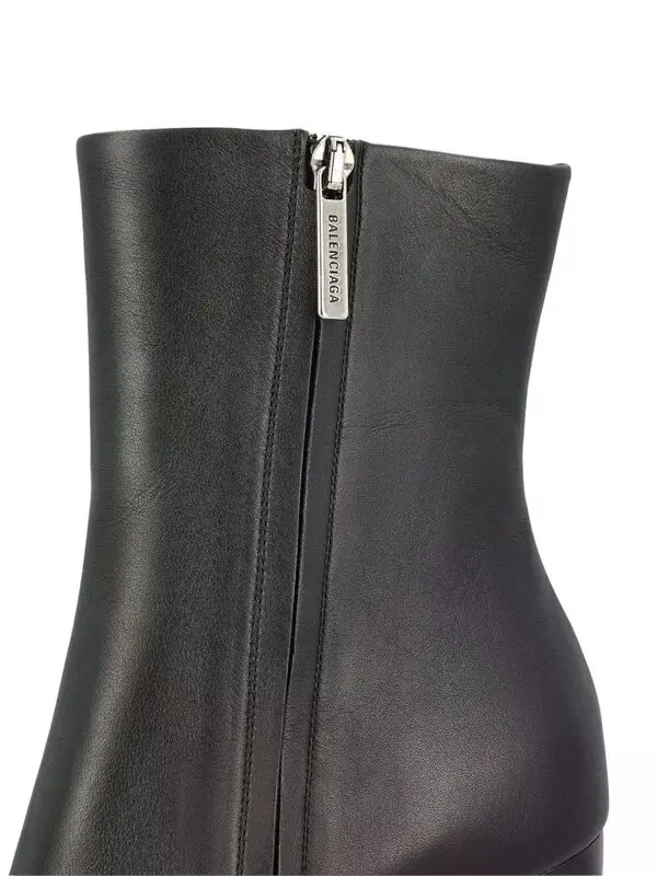 Balenciaga 80mm Fargo Leather Ankle Boots