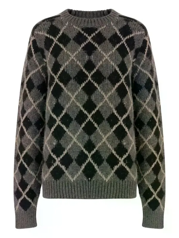 Khaite Geometric Pattern Sweater