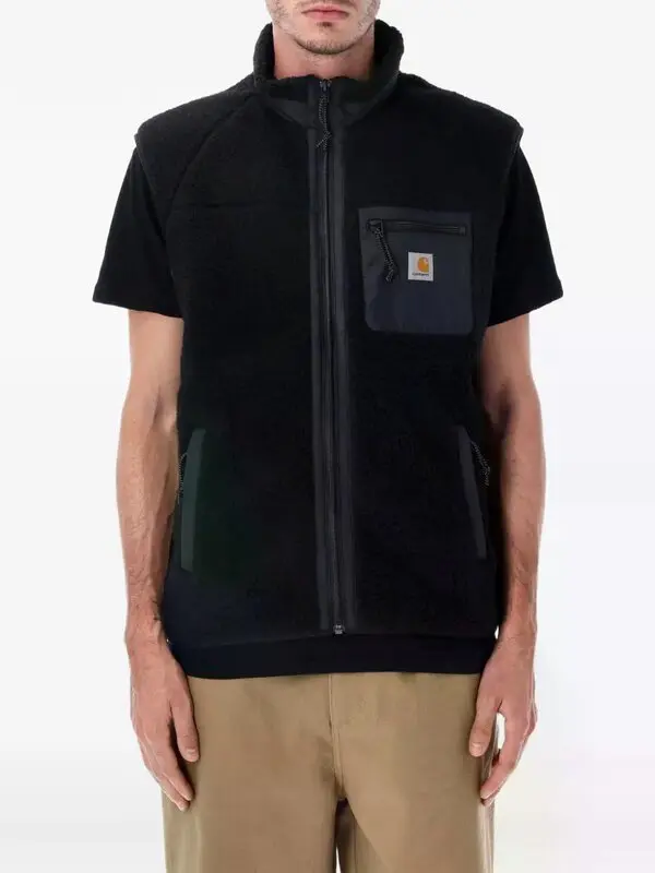 Carhartt Work In Progress Zip Fleece Gilet - Black