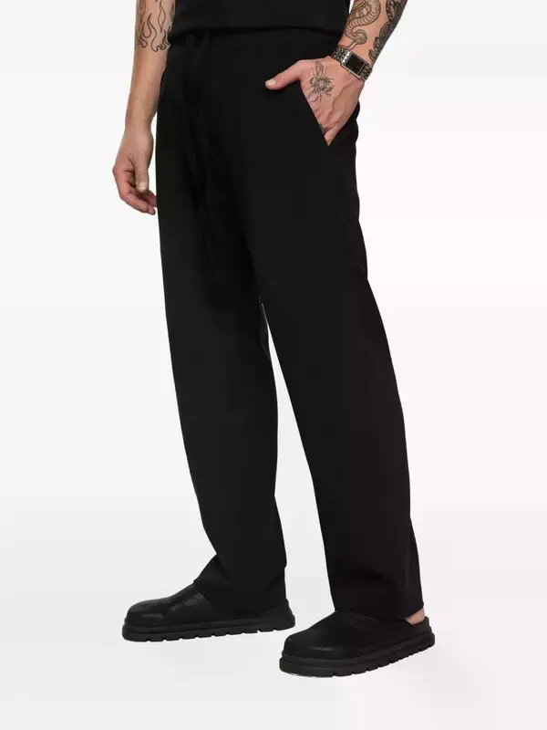 HAMZA Drawstring Pleated Trousers