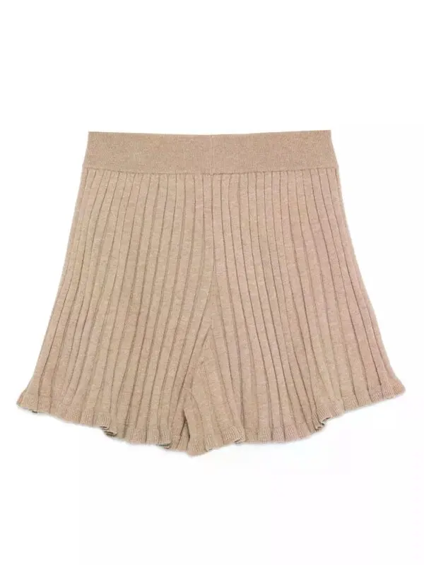 LISA YANG Ribbed Knit Shorts