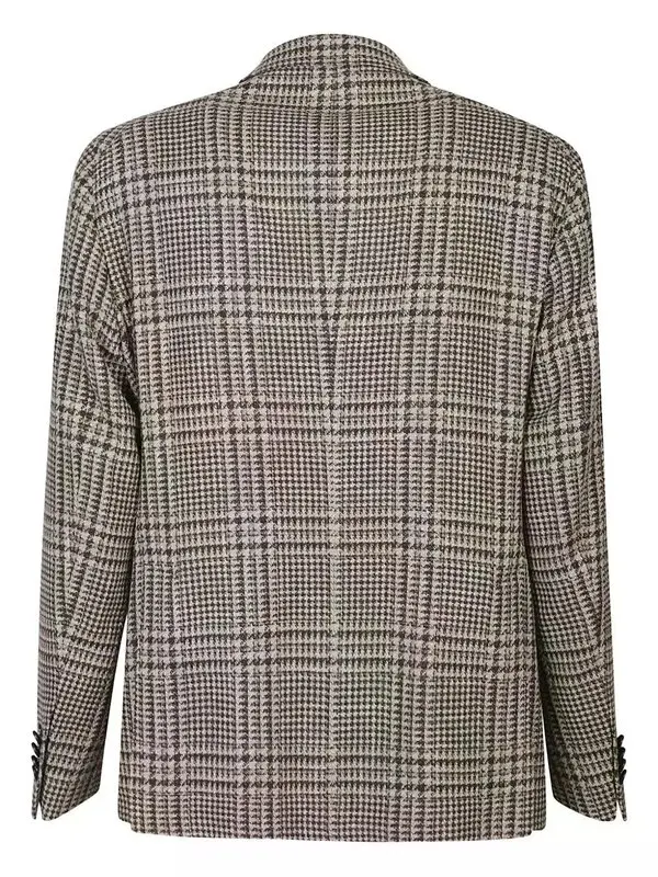 Tagliatore Checked Single-breasted Jacket