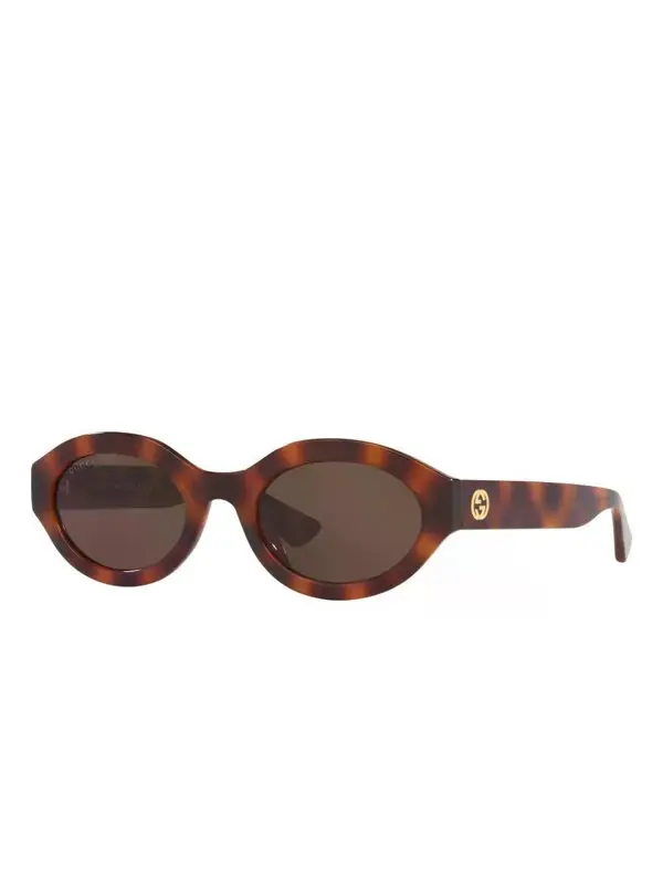 Gucci Oval-frame Sunglasses