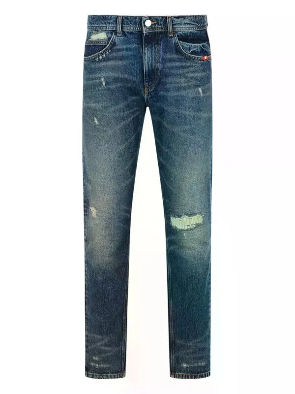 AMISH Distressed Regular & Straight-leg Jeans