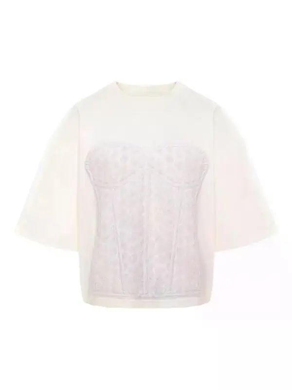 HAMZA Corset Panel T-shirt