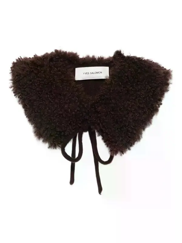 YVES SALOMON Tie Detail Scarf