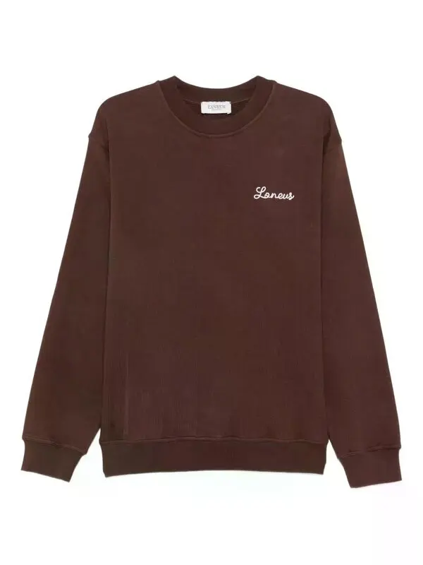 LANEUS Logo-embroidered Sweatshirt