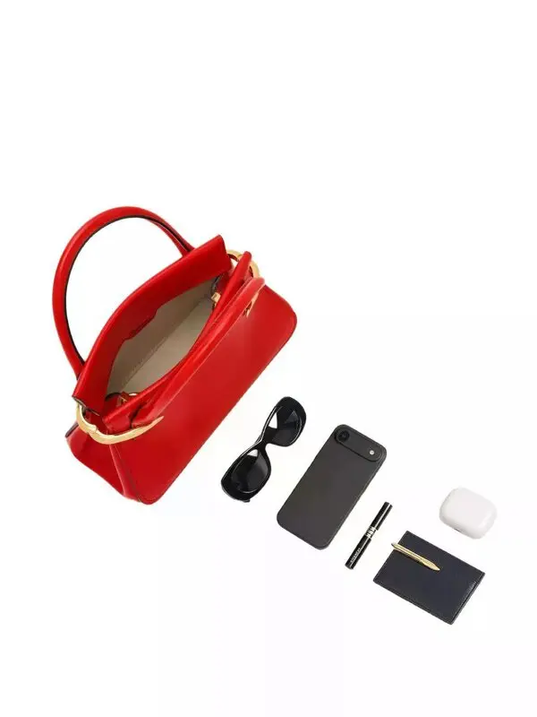 Givenchy Mini Pinch Leather Tote Bag - Red