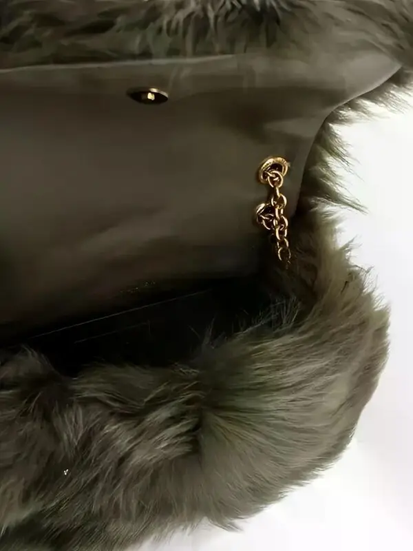 Saint Laurent Jamie Shearling Shoulder Bag