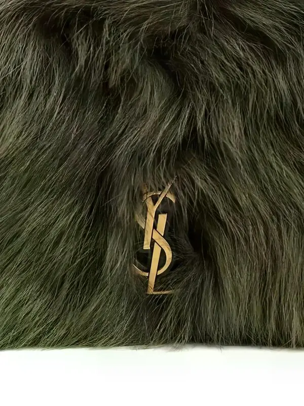 Saint Laurent Jamie Shearling Shoulder Bag