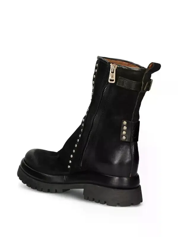 A.S.98 Studded Buckled Boots