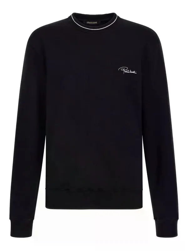 Roberto Cavalli Logo-embroidered Sweatshirt