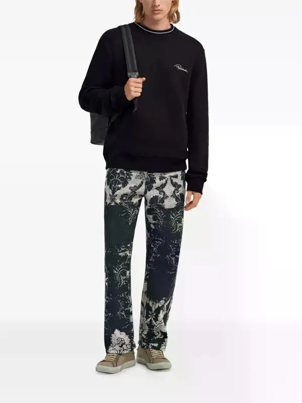 Roberto Cavalli Logo-embroidered Sweatshirt
