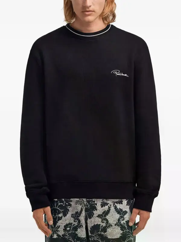 Roberto Cavalli Logo-embroidered Sweatshirt