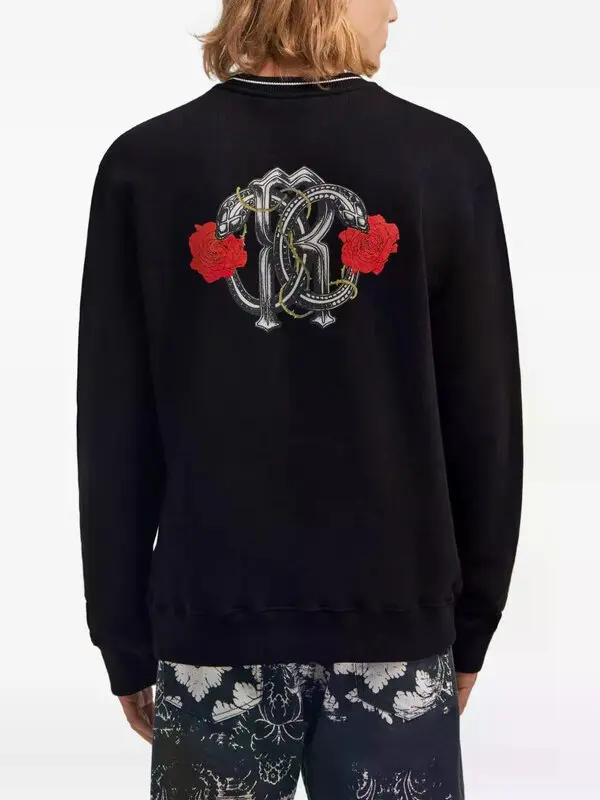 Roberto Cavalli Logo-embroidered Sweatshirt