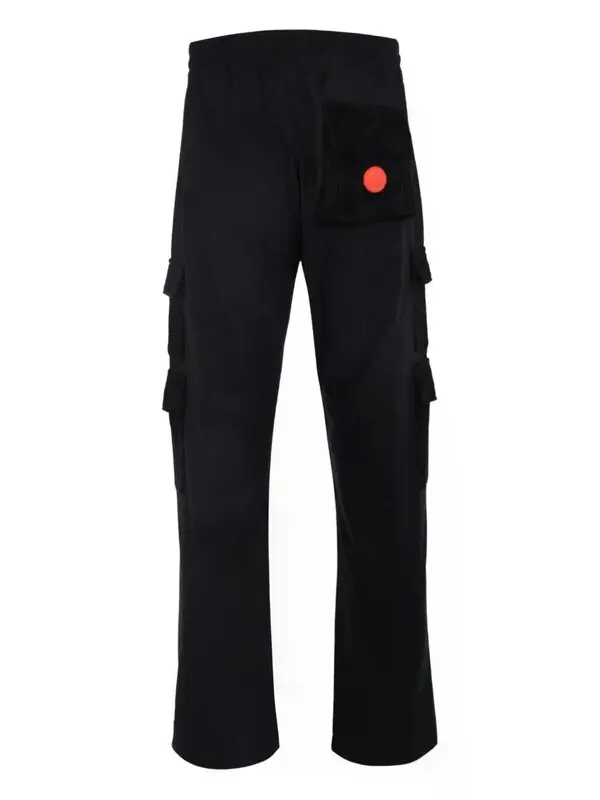 MAUNA KEA Corduroy Pocket Cargo Trousers - Black