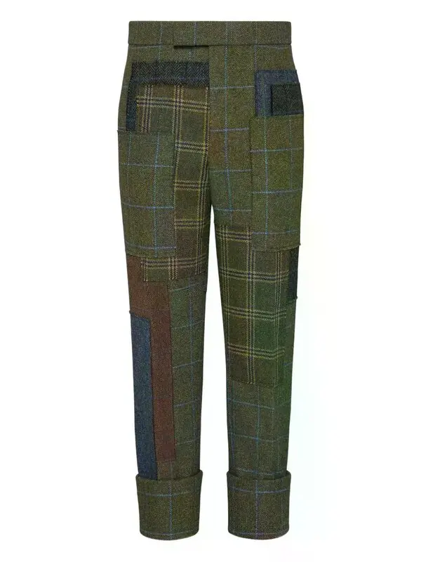 Thom Browne Hunting Tweed Patchwork Trousers