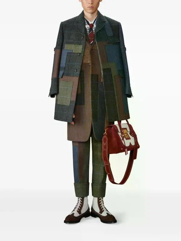 Thom Browne Hunting Tweed Patchwork Trousers