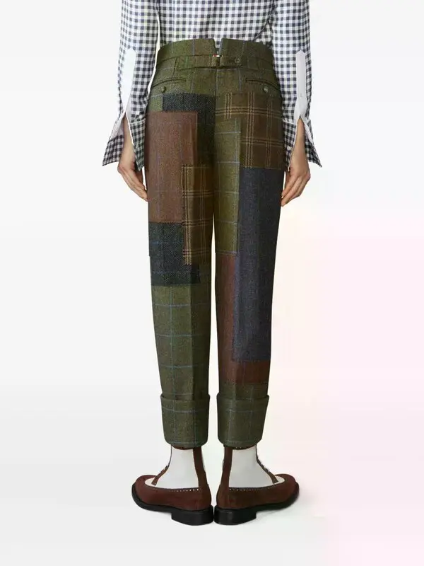 Thom Browne Hunting Tweed Patchwork Trousers