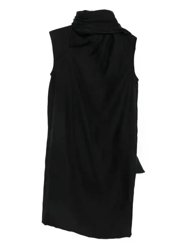 TOTEME Cowl-neck Sleeveless Dress - Black