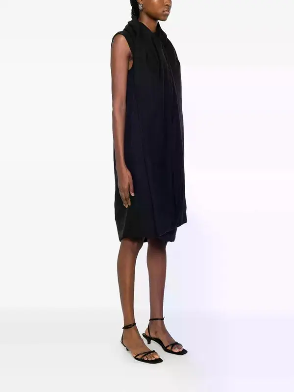 TOTEME Cowl-neck Sleeveless Dress - Black
