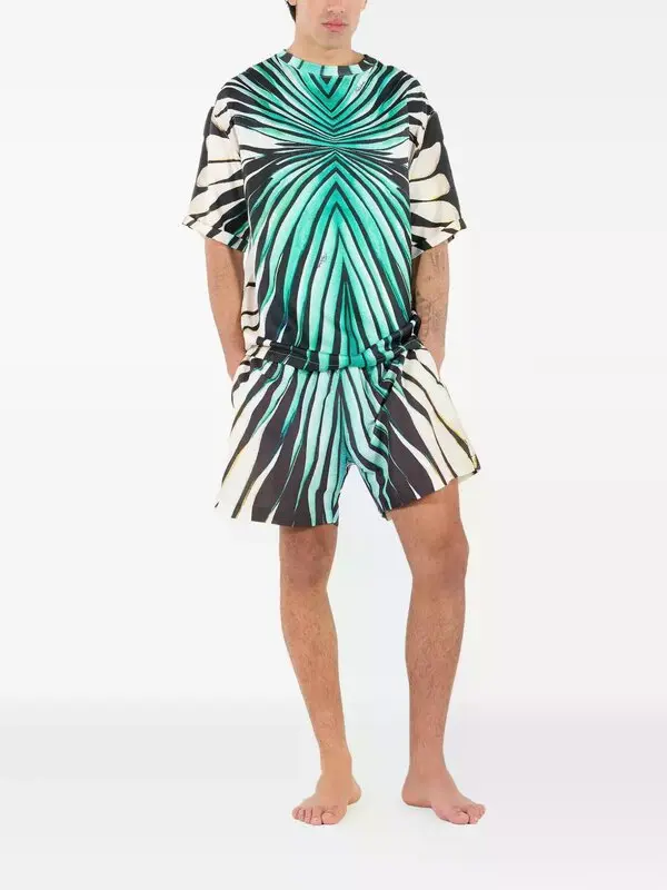 Roberto Cavalli Graphic-print T-shirt - Blue