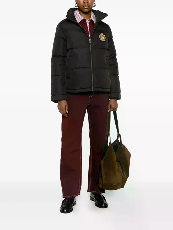 Ralph Lauren Crest-appliqué Puffer Jacket