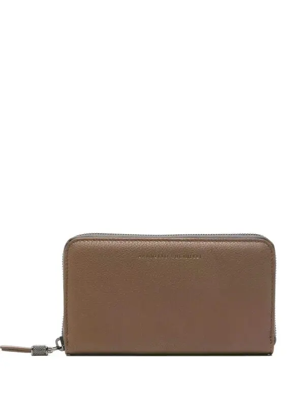 Brunello Cucinelli Leather Wallet - Brown