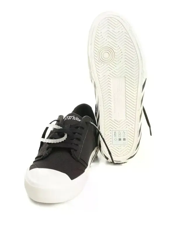 Off-White Vulcanized Undercut Sneakers - Black