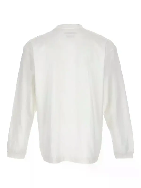 AND WANDER Logo-print Crew-neck T-shirt