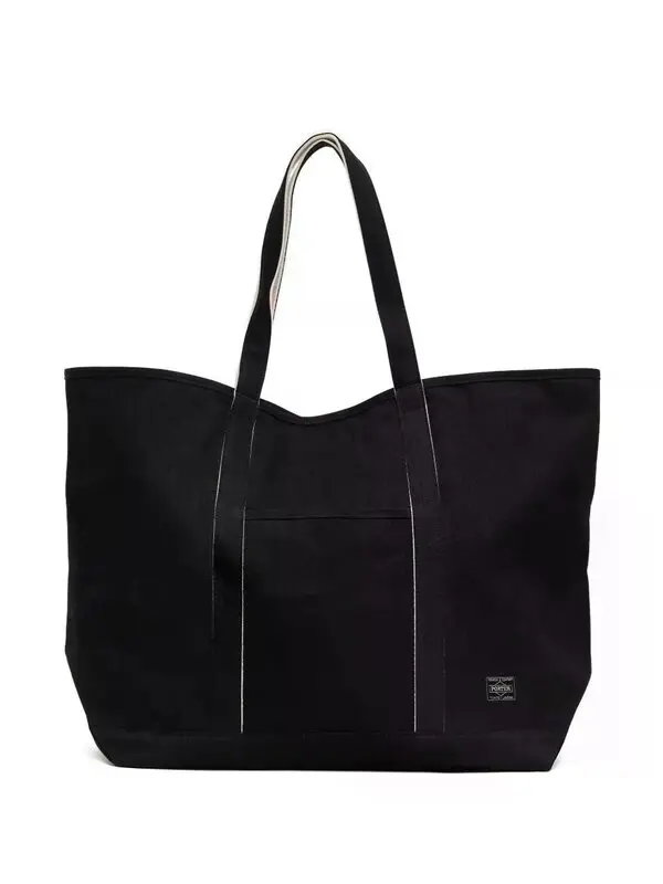 PORTER-YOSHIDA & CO Logo-patch Tote Bag - Black