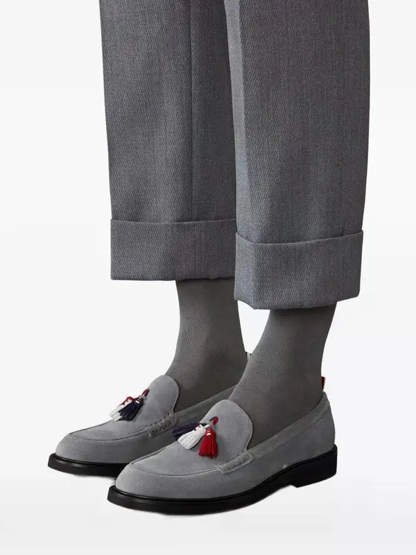 Thom Browne Suede Tassel Loafers