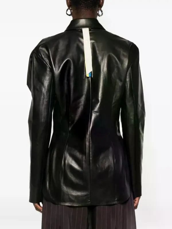 LITKOVSKA Buttoned Leather Shirt