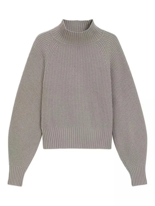 Hugo Ribbed Funnel-neck Sweater