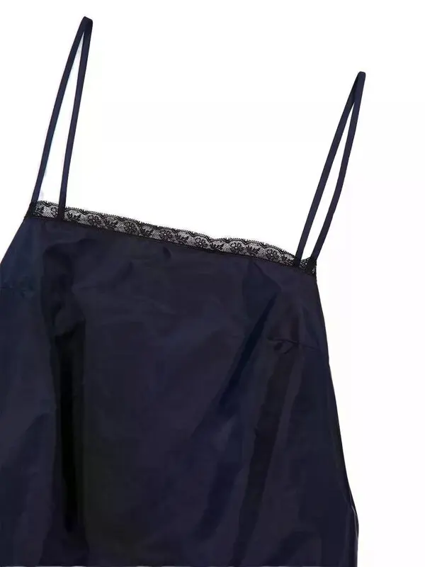 Prada Lace-trimmed Tank Top