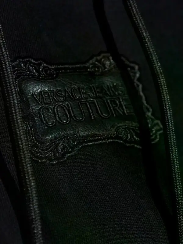 Versace Logo-patch Hoodie