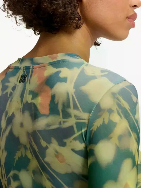 Hugo Floral Long-sleeve Top