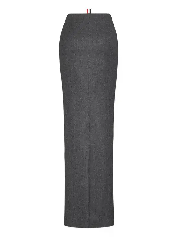 Thom Browne Wool Flannel Pencil Skirt