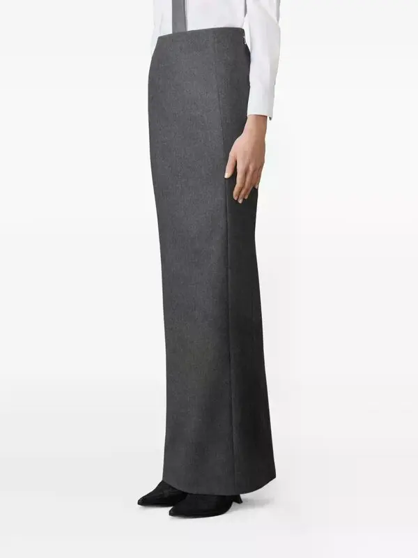 Thom Browne Wool Flannel Pencil Skirt