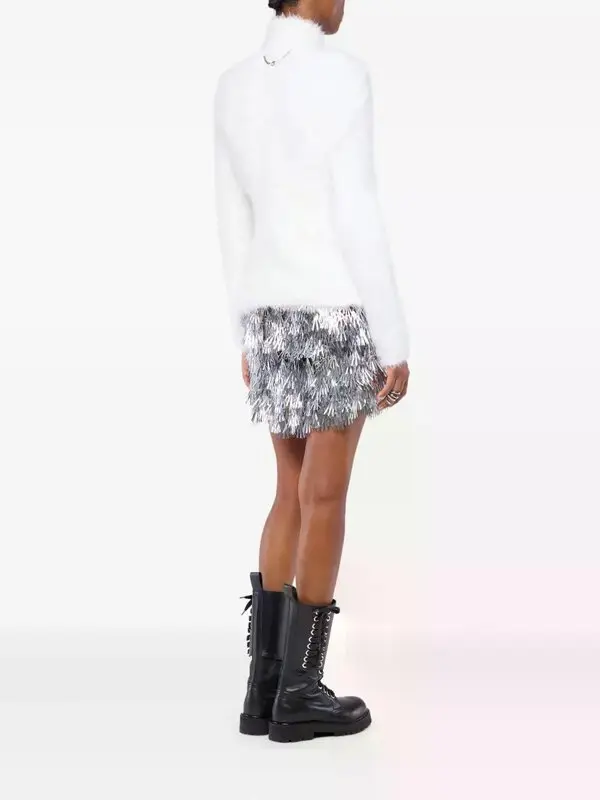 Rabanne Long-sleeve Top With Key Embellishment