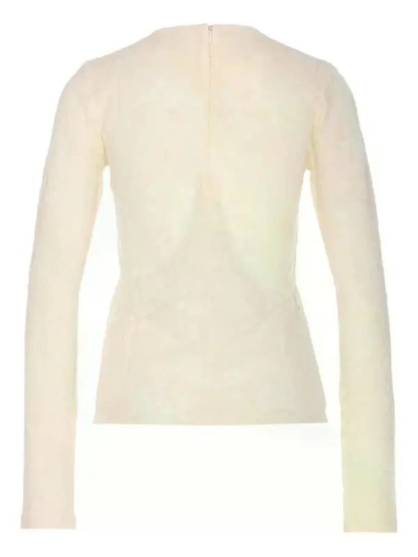 Pinko Marinara Zip Crew-neck Top